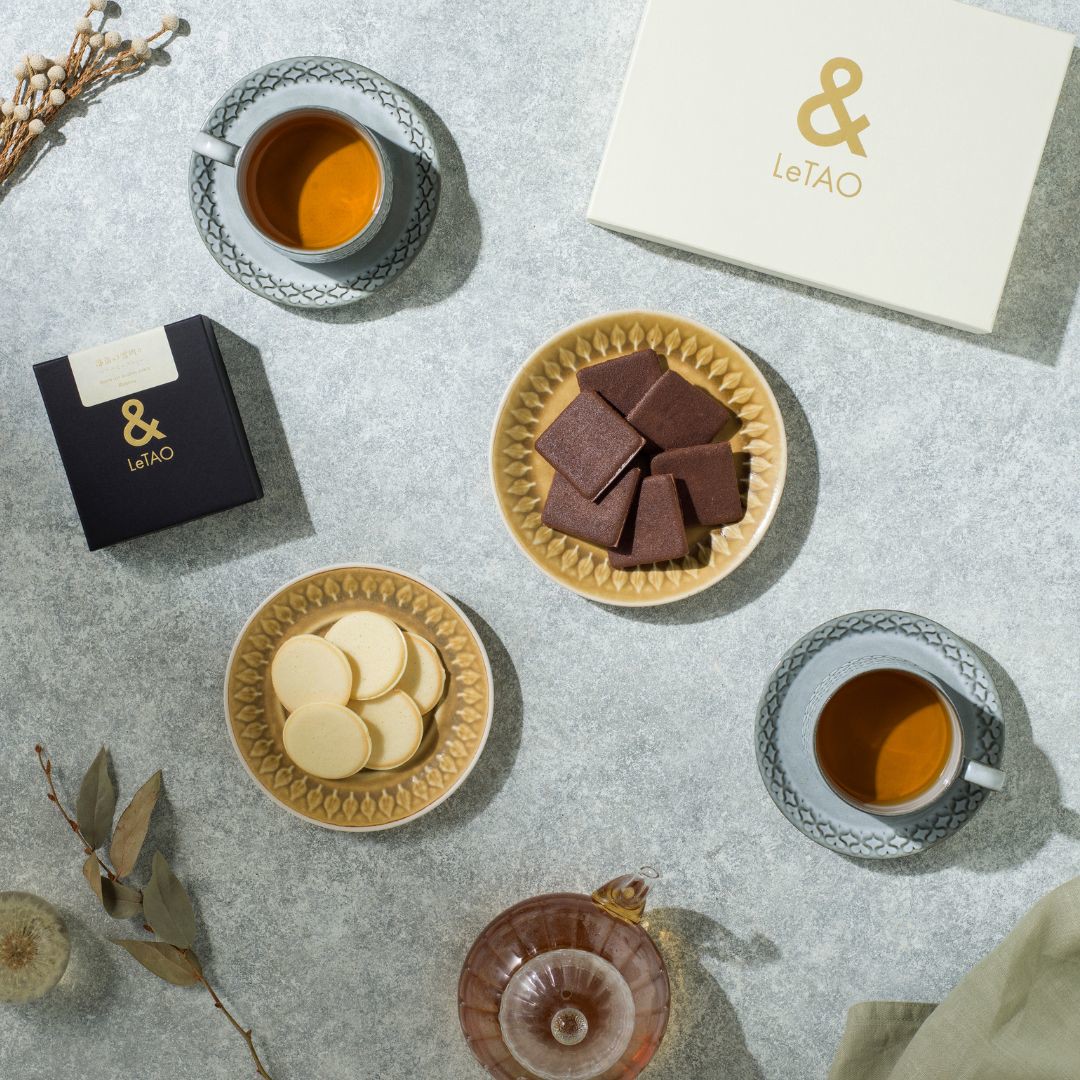 ルタオ/チョコラングドシャクッキーと紅茶のペアリングギフトBOX（&LeTAO）